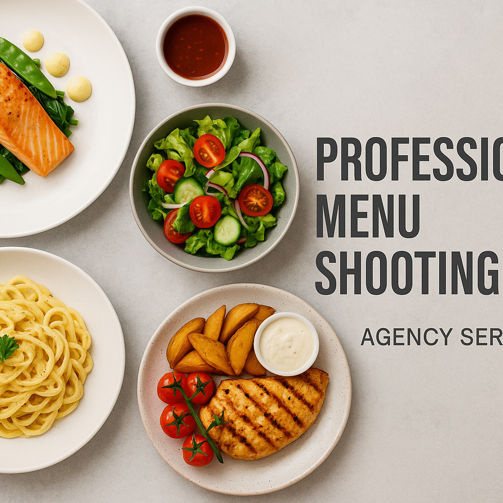 Professional Menu Shooting Services in Dubai - DXB